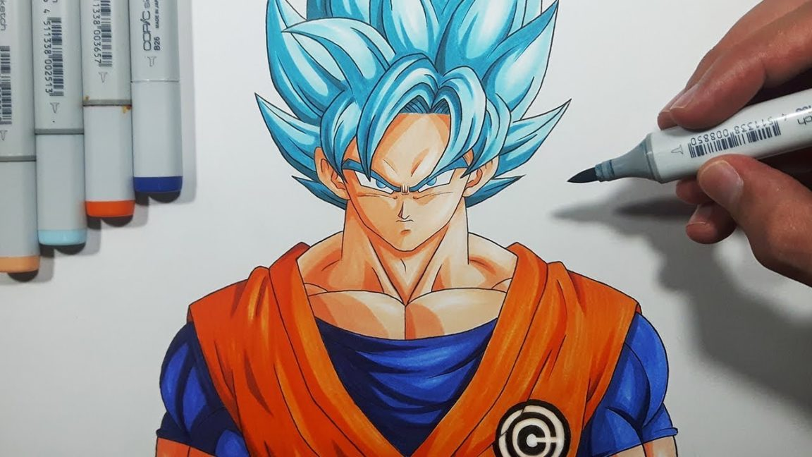 7 Easy steps to draw Goku Drawing easy - Easy Drawing