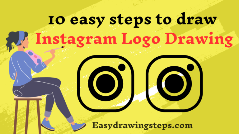 10 Easy Steps to Draw the Instagram Logo Drawing - Easy Drawing