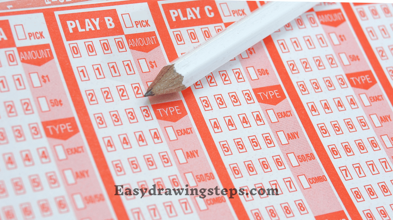 10 easy steps to draw Powerball Drawing - Easy Drawing