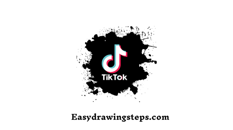 10 easy steps to draw TikTok Logo Drawing - Easy Drawing