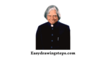 10 easy steps to draw APJ Abdul Kalam Drawing - Easy Drawing