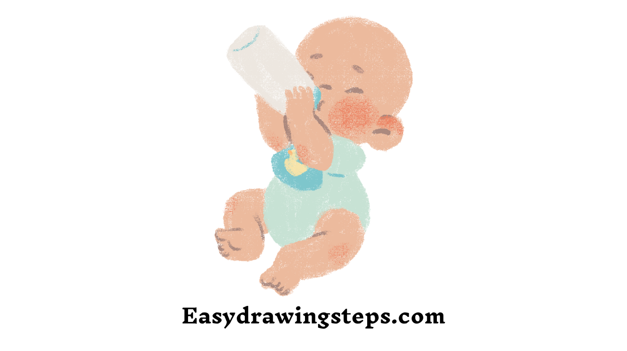 10 easy steps to draw Cute Baby Drawing - Easy Drawing