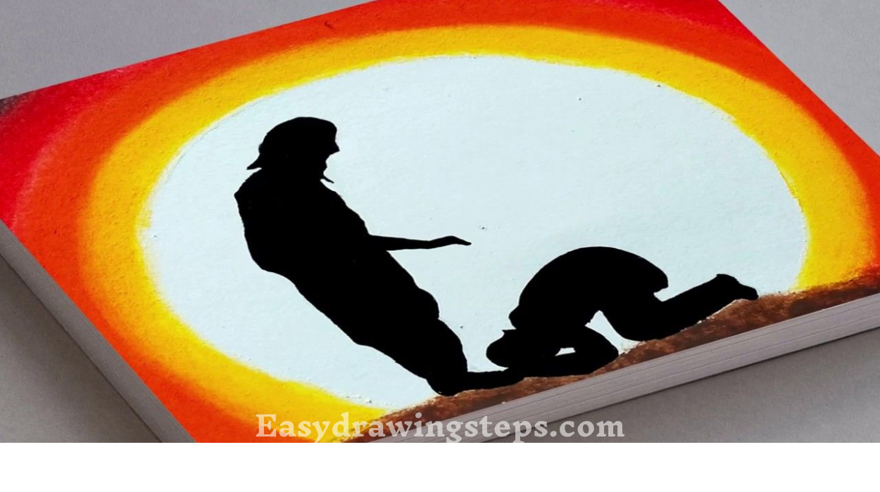 10 easy steps to draw Guru Purnima Drawing - Easy Drawing