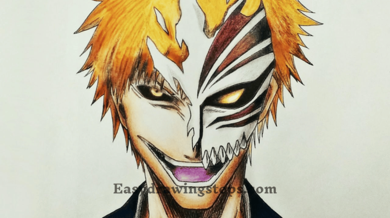10 Easy Steps to Draw Ichigo Kurosaki Drawing - Easy Drawing