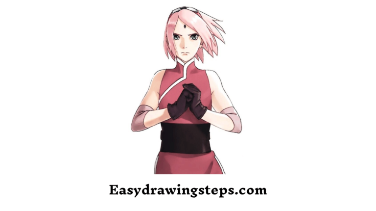 10 Easy Steps To Draw Sakura Haruno Drawing Easy Drawing