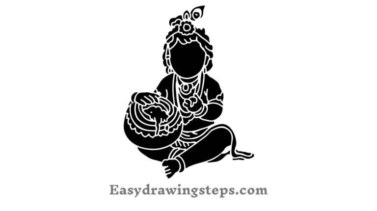 10 Easy Steps to Draw Bal Gopal Drawing - Easy Drawing