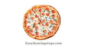 10 Easy Steps to Draw Pizza Drawing - Easy Drawing