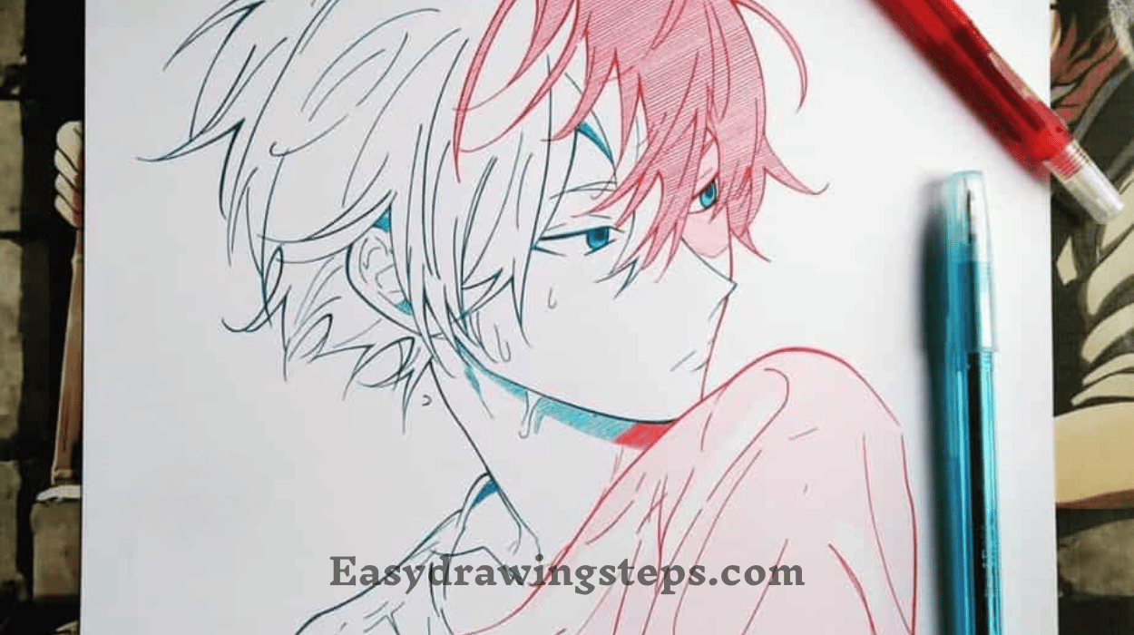 10 Easy Steps to Draw Anime Drawing Sketch - Easy Drawing