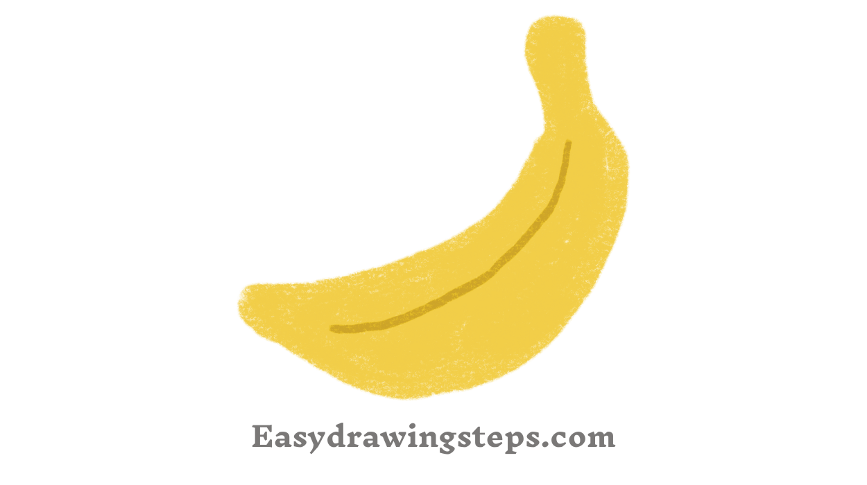 10 Easy Steps to Draw Banana Drawing for Kids - Easy Drawing