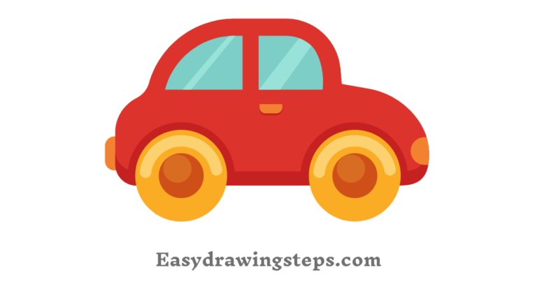 10 Easy Steps to Draw Car Drawing for Kids - Easy Drawing
