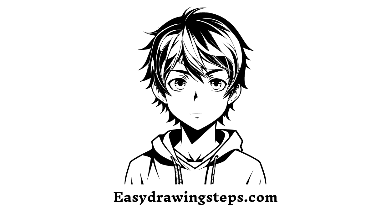 10 Steps to Draw Easy Anime Drawing - Easy Drawing