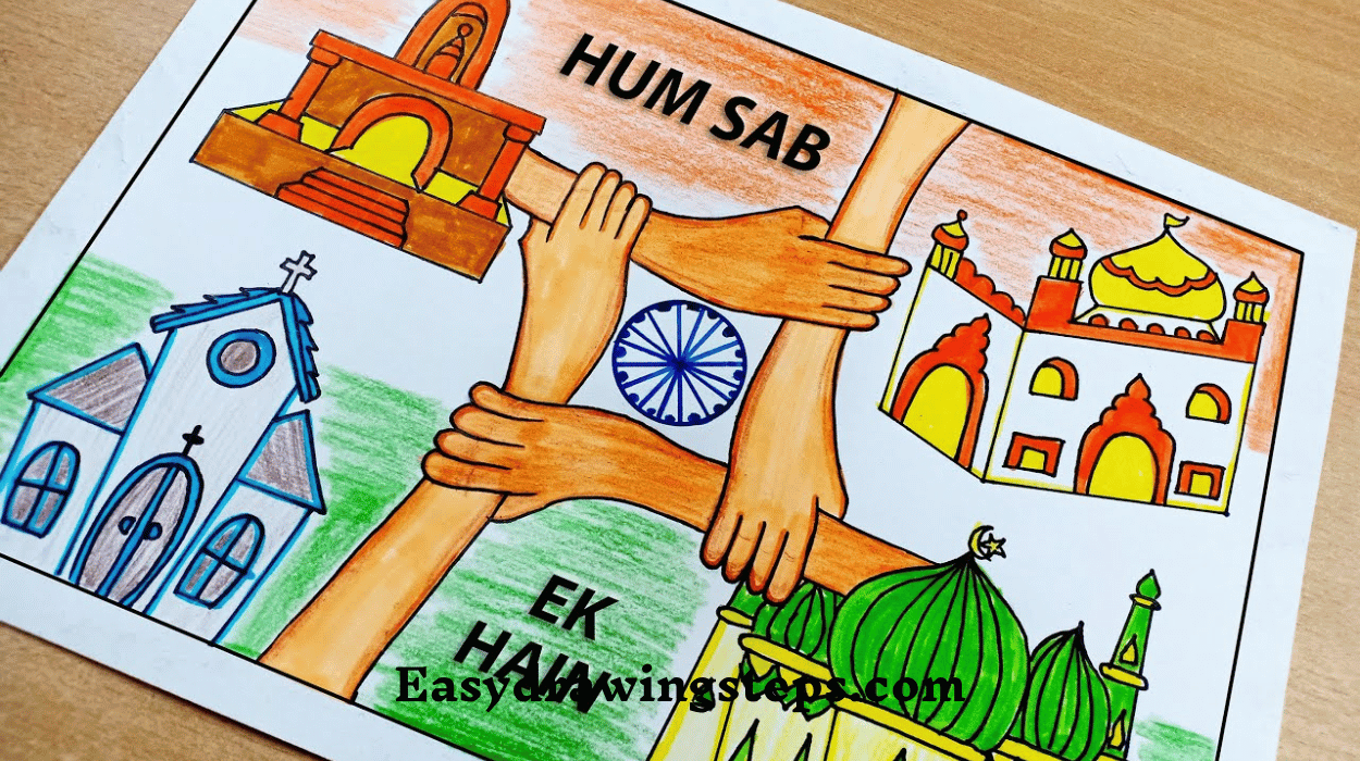 10 Easy Steps to Draw Ekta Drawing - Easy Drawing