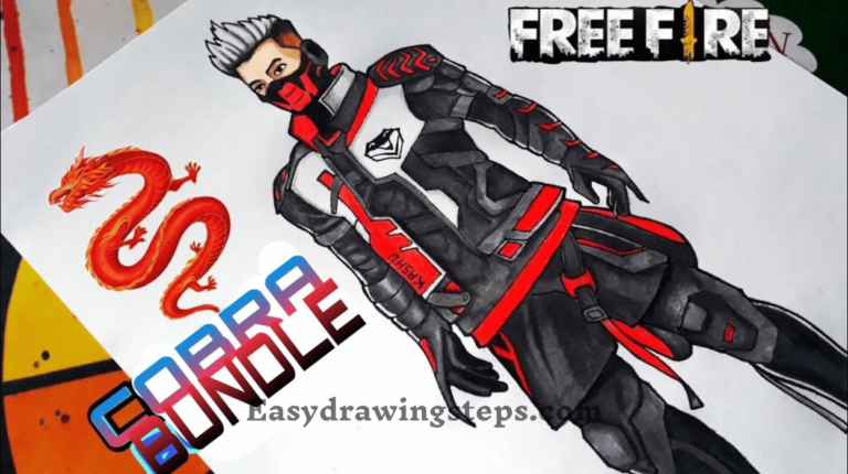 10 Easy Steps to Draw Free Fire Drawing - Easy Drawing