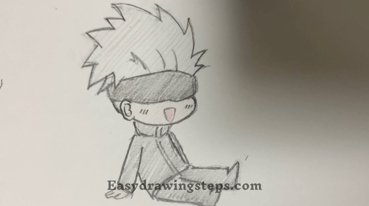 10 Steps to Draw Gojo Satoru Drawing - Easy Drawing
