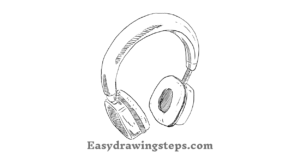 10 Easy Steps to Draw Headphone Drawing - Easy Drawing