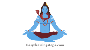 10 Easy Steps to Draw Mahadev Drawing - Easy Drawing