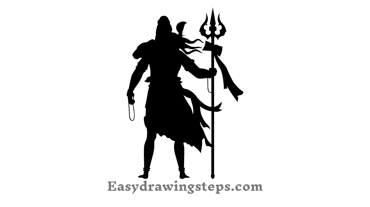 10 Easy Steps to Draw Mahadev Rangoli Simple - Easy Drawing