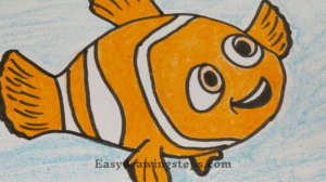 10 Easy Steps to Draw Nemo Drawing - Easy Drawing