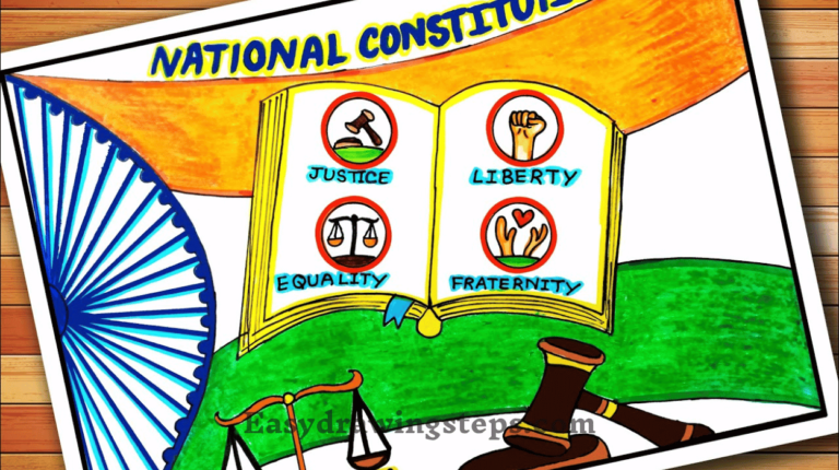 10 Easy Steps to Draw Savidhan Drawing - Easy Drawing