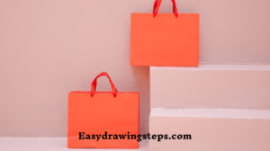10 Easy Steps to Draw Shopping Bag Drawing - Easy Drawing