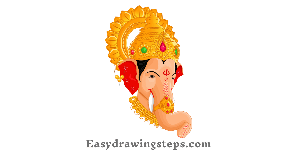 10 Easy Steps to Draw Vinayaka Drawing - Easy Drawing