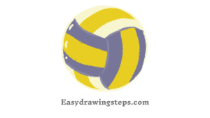 10 Easy Steps to Draw Volleyball Drawing - Easy Drawing